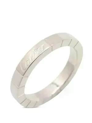 Cartier 18k White Gold Lanière Ring - Silver