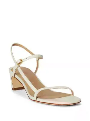 Ralph Lauren Lainee Strappy Leather Sandals - Neutrals