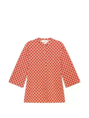 Malìparmi Geometric Print Kaftan - Red
