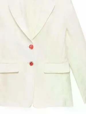 Malìparmi Jacquard Linen-blend Jacket