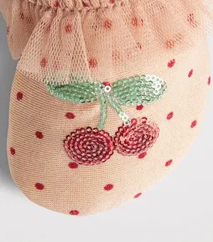 KONGES SLOJD Frilled Amandine Swim Shoes With Cherry Embellishments