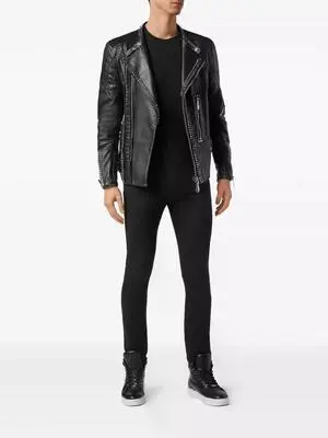 Philipp Plein Stud-embellished Biker Jacket