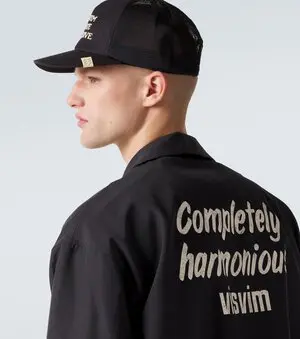 Visvim Logo Cotton Baseball Cap