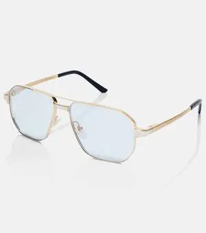 Cartier Santos De Aviator Sunglasses