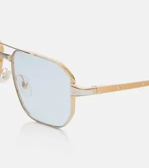 Cartier Santos De Aviator Sunglasses