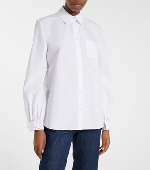 Valentino Garavani Bow Detail Cotton Poplin Shirt