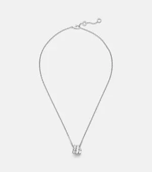 BVLGARI Serpenti Viper 18kt White Gold Necklace With Diamonds - Silver