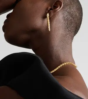 BVLGARI Serpenti Viper 18kt Yellow Diamond Drop Earrings