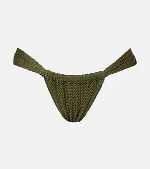 MONTCE Sandra Crochet Bikini Bottoms - Green
