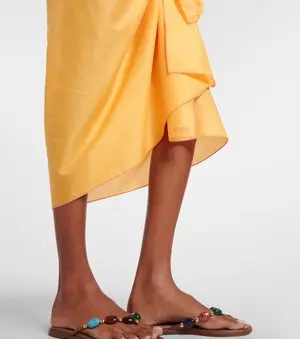 ERES Cabine Cotton Beach Cover-up - Yellow