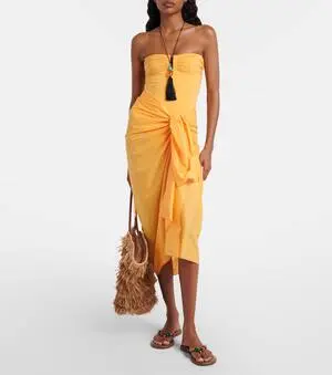 ERES Cabine Cotton Beach Cover-up - Yellow