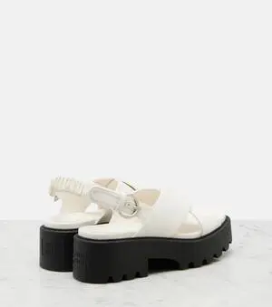 Miu Miu Platform Slingback Sandals