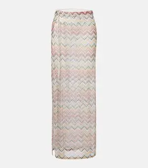 Missoni Zigzag Mesh Beach Cover-up - Multicoloured