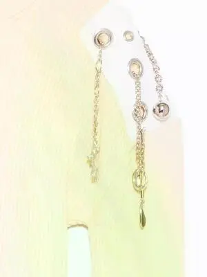 Toga Ribbed Sweater With Chain Embellishments
