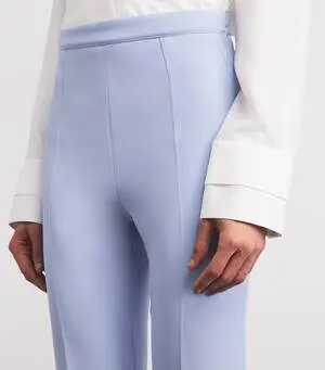 Safiyaa Alexa Flared Crepe Trousers