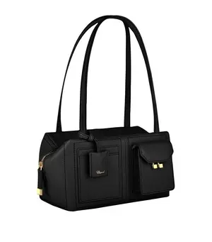 Chopard Ice Cube Leather Shoulder Bag