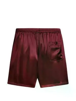 Dolce & Gabbana Silk Satin Boxer Shorts - Red
