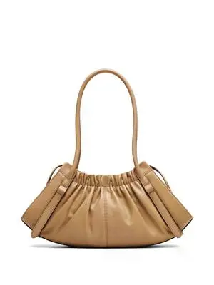 Marc Jacobs Cristina Leather Shoulder Bag - Neutrals