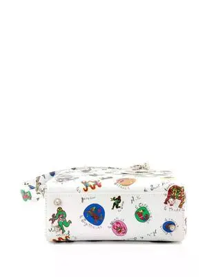 Dior Lady Bag Printed Leather Small Satchel