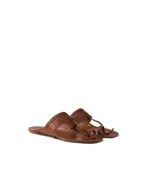 Prada Limited Edition Kolhapuri Leather Sandals