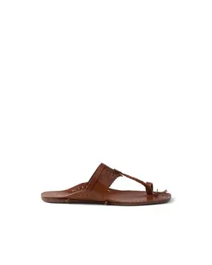 Prada Limited Edition Kolhapuri Leather Sandals