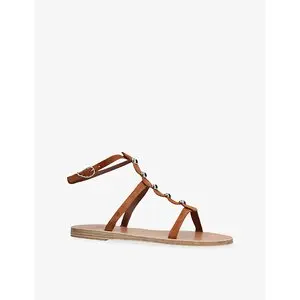 ANCIENT GREEK SANDALS Astria Stud Suede Sandals