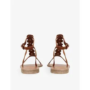 ANCIENT GREEK SANDALS Astria Stud Suede Sandals