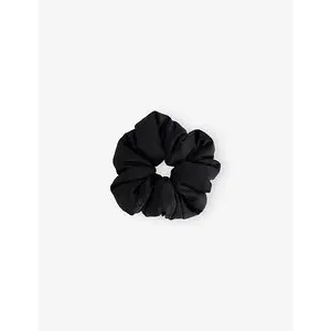 DROWSY SLEEP CO. Pillow Silk Scrunchie - Black Jade