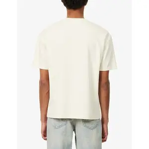 RAITH Tomas Textured Woven T-shirt - Ecru