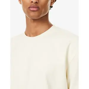 RAITH Tomas Textured Woven T-shirt - Ecru