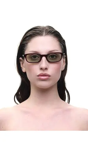 BRU EYEWEAR Flossie Rectangle Sunglasses - Wine