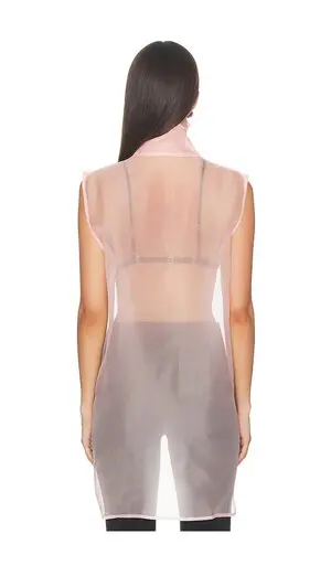 AEXAE Silk Organza Roll Top