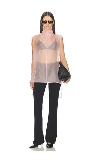 AEXAE Silk Organza Roll Top