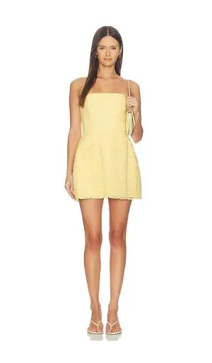 Amanda Uprichard X Revolve Bethany Romper - Lemon