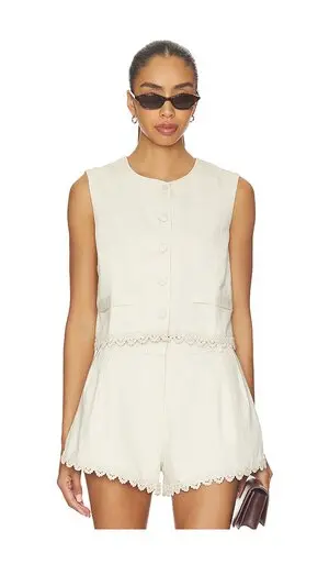 Amanda Uprichard X Revolve Lucky Top - Cream
