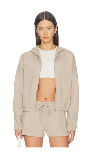 ASTORIA Cotton Sweat Jacket - Beige