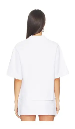 Alexander Wang Oversized High-low Polo Top