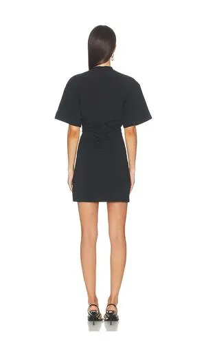 Alexander Wang Gathered T-shirt Dress - Black