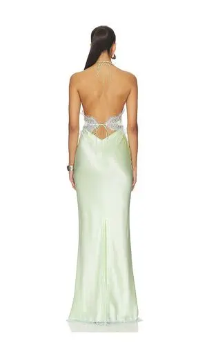 Retrofete Everly Dress With Lace Trim - Mint