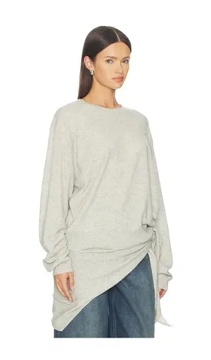 Lioness Olsen Knit Top With Scarf Detail