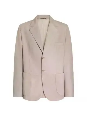 Dolce & Gabbana Single-breasted Jacket In Suede