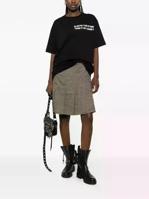GEORGE. George Slogan And Barcode Print T-shirt