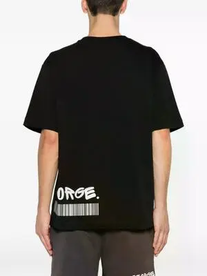 GEORGE. George Slogan And Barcode Print T-shirt