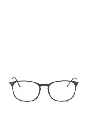SILHOUETTE Square-frame Eyeglasses - Black