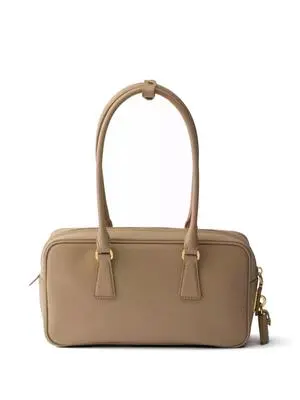 Prada Small Saffiano Leather Top-handle Bag - Neutrals