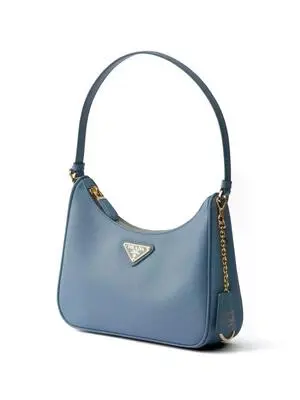 Prada Re-edition 2005 Saffiano Leather Mini Bag - Blue