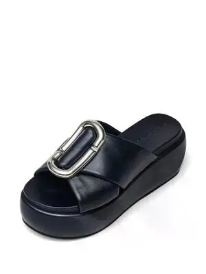 Marc Jacobs Pop J Marc Platform Sandals - Black