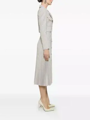 NISSA Embellished Pleated Skirt