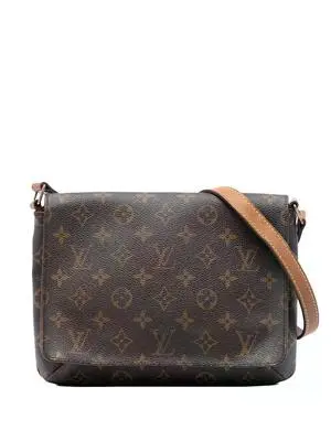 LOUIS VUITTON Monogram Musette Tango Short Strap Shoulder Bag - Brown