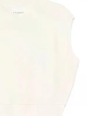 Closed Ribbed Trim Vest
